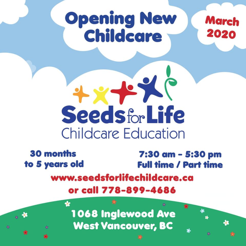Seeds For Life - New Childcare opening | St. Christopher's Anglican